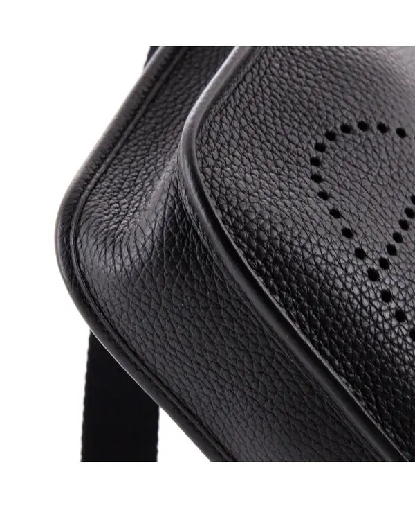Hermès Tpm Evelyne Bag Gen Iii Clemence - Black