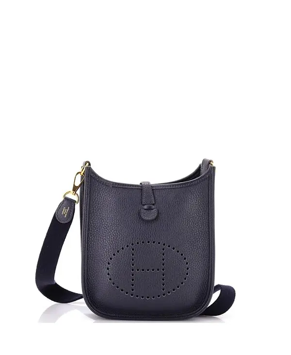 Hermès Tpm Evelyne Bag Gen Iii Clemence - Blue