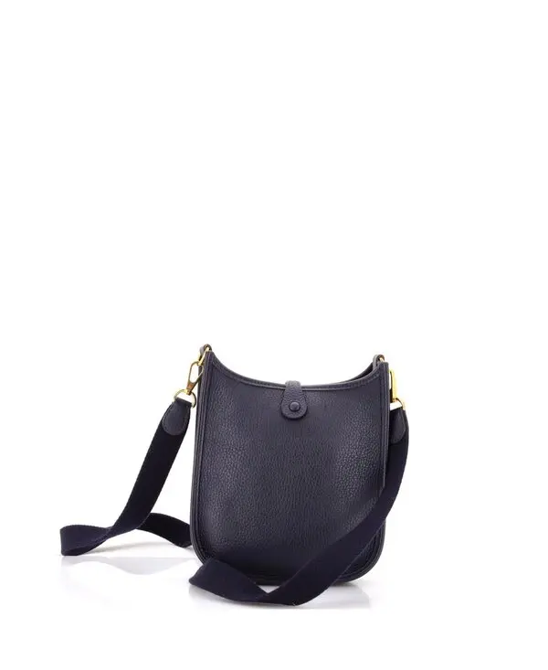 Hermès Tpm Evelyne Bag Gen Iii Clemence - Blue