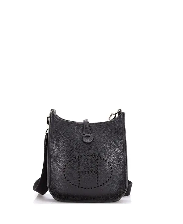 Hermès Tpm Evelyne Bag Gen Iii Clemence - Black