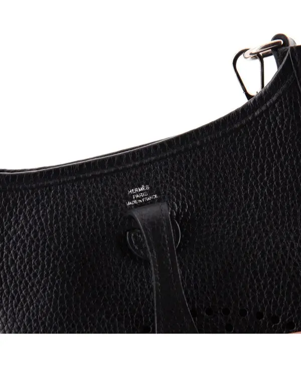 Hermès Tpm Evelyne Bag Gen Iii Clemence - Black
