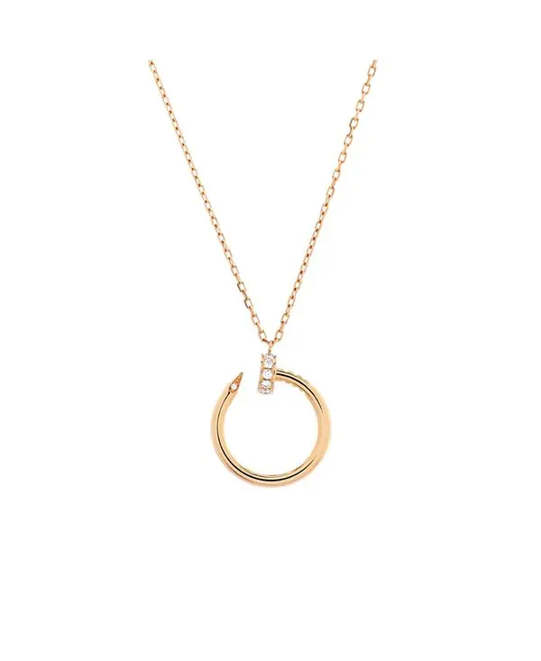 CARTIER Juste Un Clou Pendant Necklace - Pink