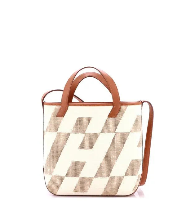 Hermès 27 Cabas H En Biais Tote - Brown