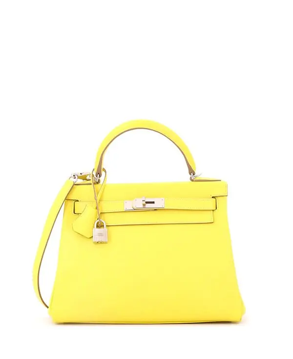 Hermès Kelly 28 Handbag - Lime