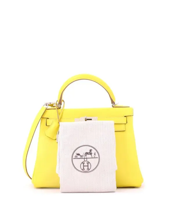 Hermès Kelly 28 Handbag - Lime