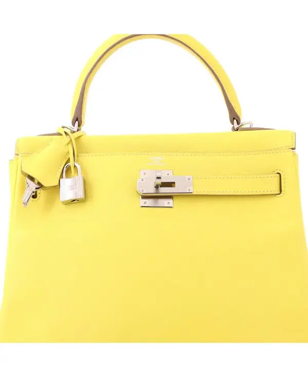 Hermès Kelly 28 Handbag - Lime