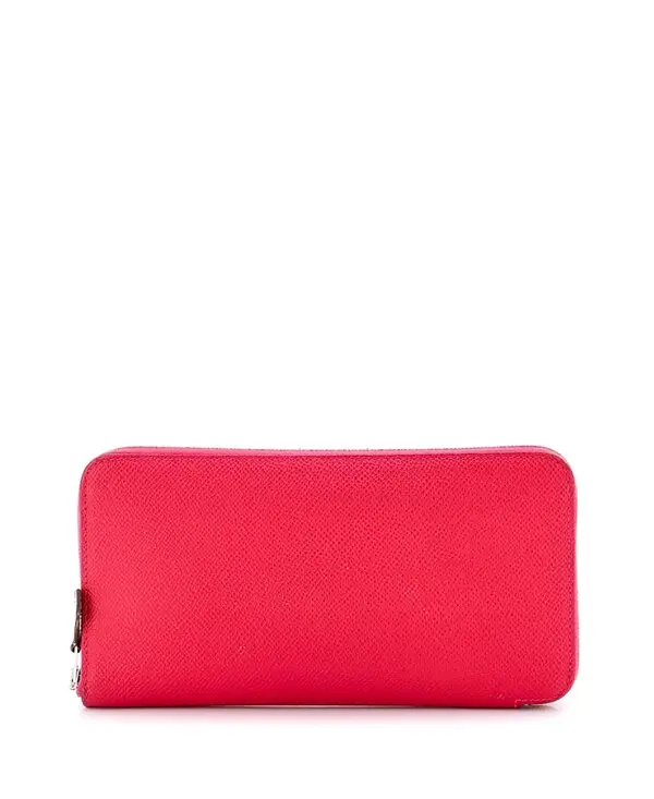 HERMES Long Azap Zip Around Wallet Silk'in Epsom - Pink
