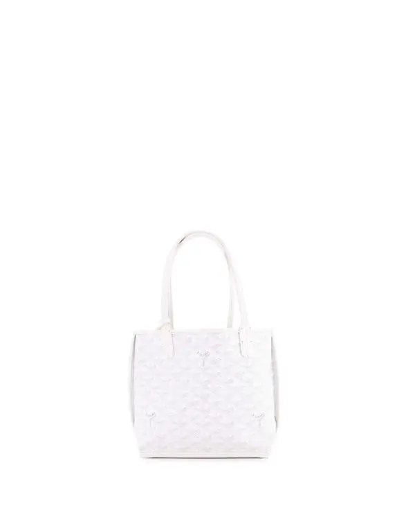 Goyard Anjou Reversible Tote Coated Canvas - White