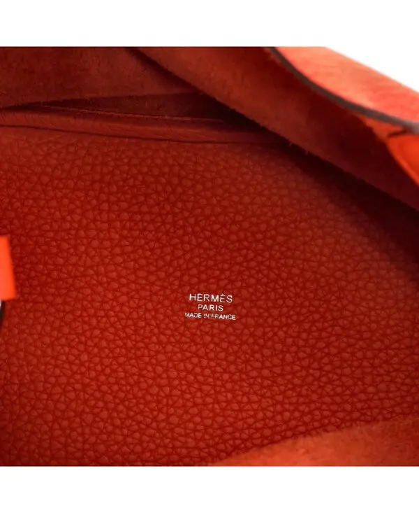 Hermès Pm Picotin Lock Bag Clemence - Orange