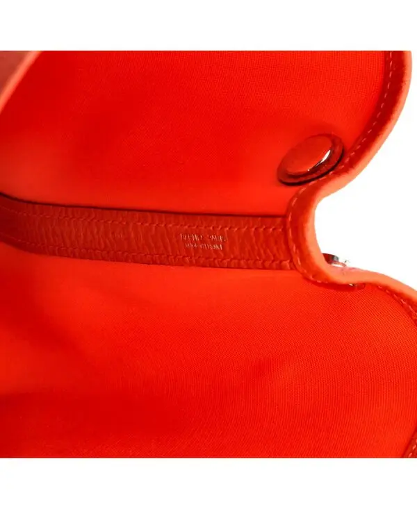 Hermès 30 Garden Party Tote Toile And Leather - Orange