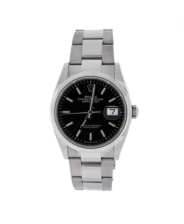 ROLEX Oyster Perpetual Datejust Automatic Watch - Dial Color: Black