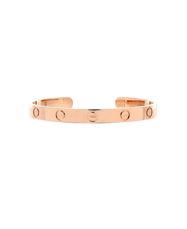 CARTIER Love Cuff Bracelet 18k - K Rose Gold