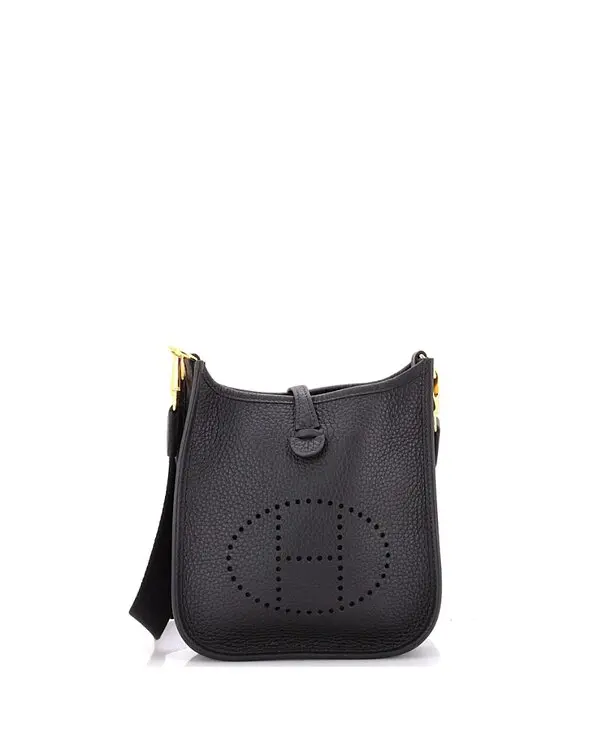 Hermès Tpm Evelyne Bag Gen Iii Clemence - Black
