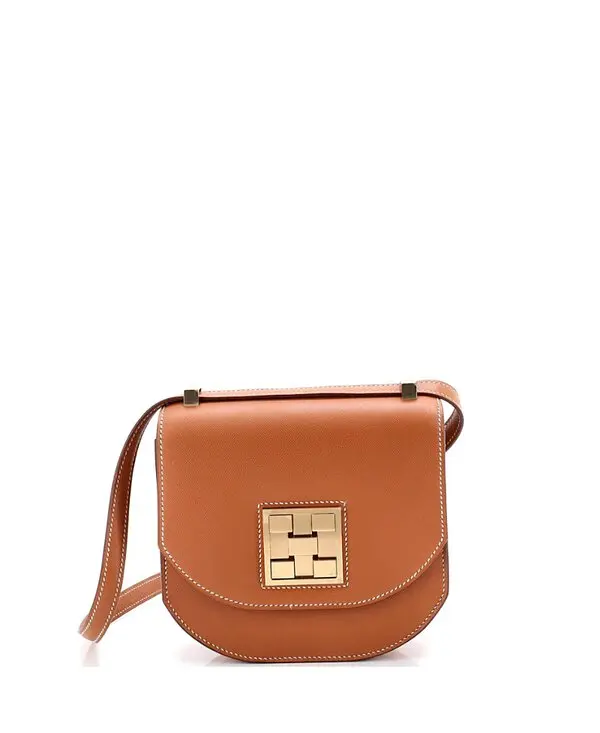 Hermès 17 Mosaique Au 24 Bag Madame - Brown