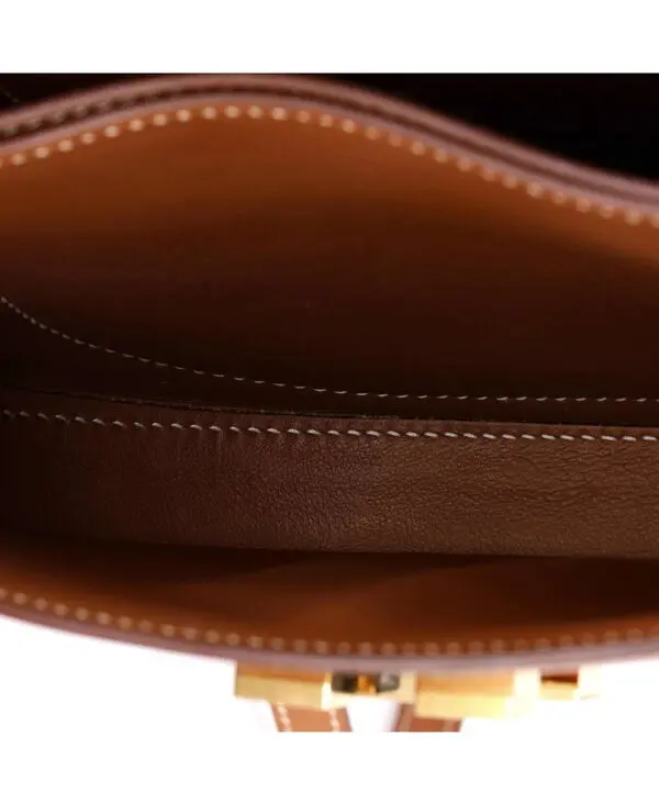 Hermès 17 Mosaique Au 24 Bag Madame - Brown