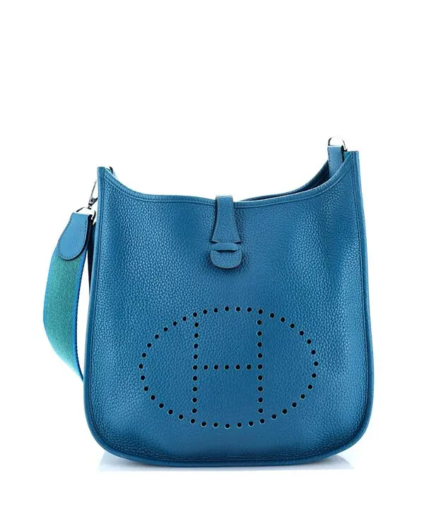 Hermès Pm Evelyne Gen Iii Bag - Blue