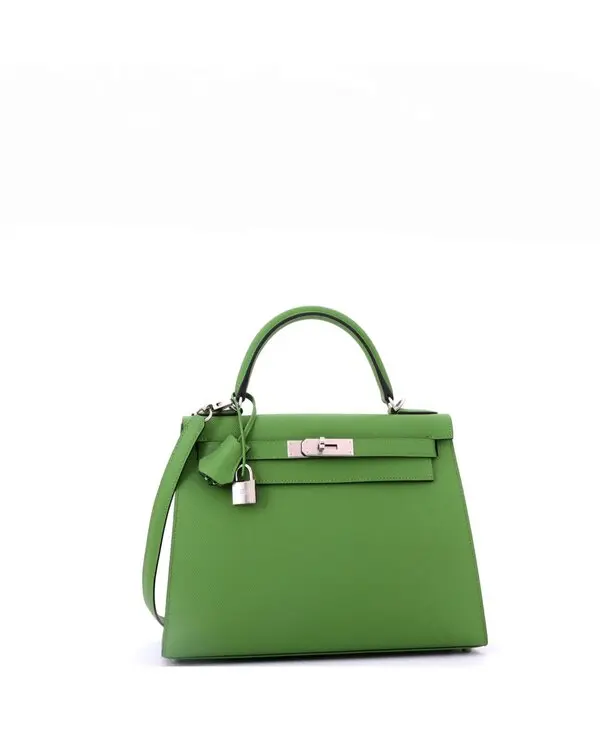 Hermès Kelly 28 Handbag - Vert Yucca