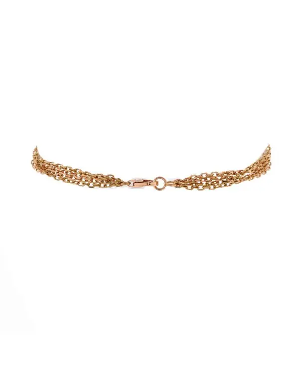 CARTIER Trinity 4 Chain 18k Tricolor Bracelet