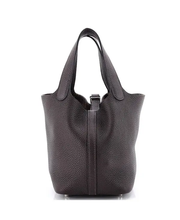 Hermès Picotin Lock Bag Clemence Pm - Brown