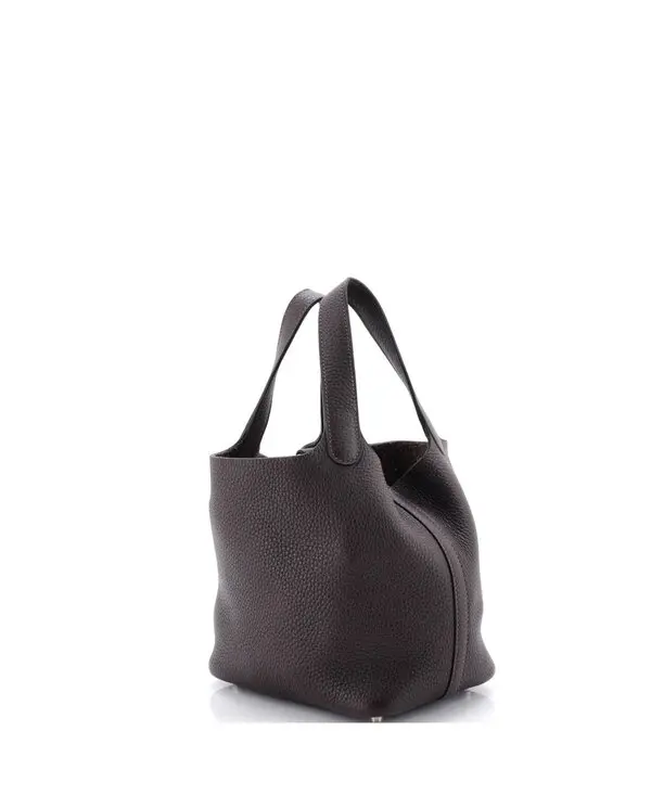 Hermès Picotin Lock Bag Clemence Pm - Brown