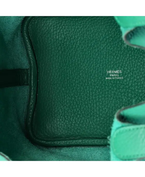 Hermès Pm Picotin Lock Bag Clemence - Green