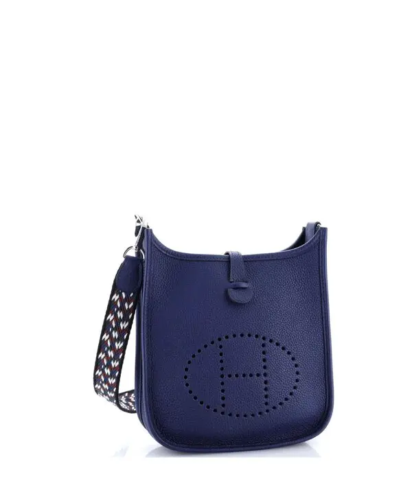 Hermès Tpm Evelyne Bag Gen Iii Maurice - Blue