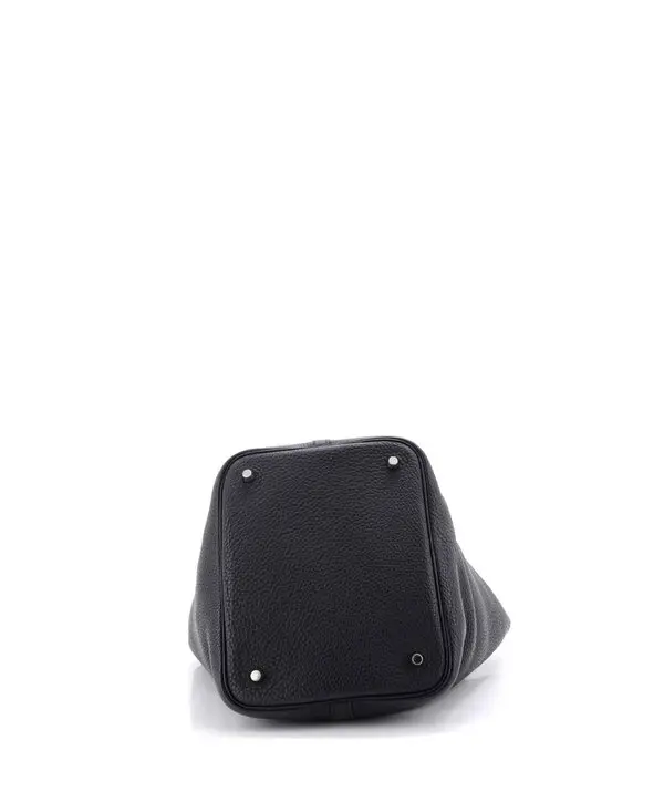 Hermès Mm Picotin Lock Bag Clemence - Black