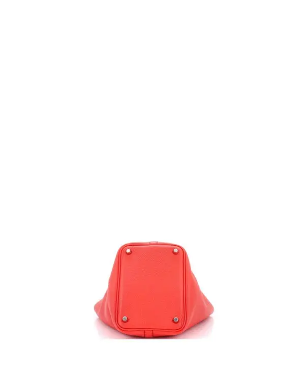 Hermès Pm Picotin Lock Bag Clemence - Red