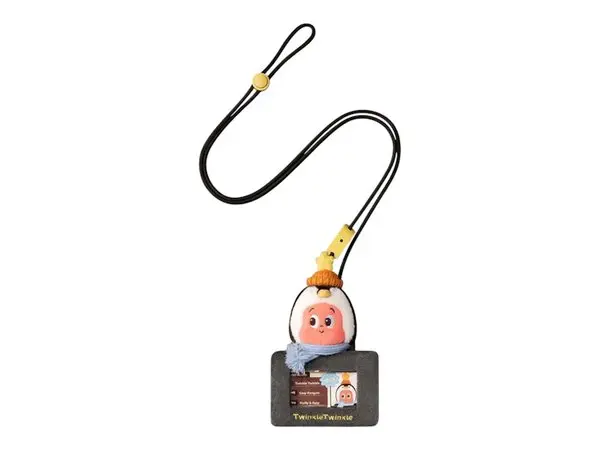 POP MART Pop Bean Fluffy & Cozy Series Twinkle Twinkle Cozy Penguin Card Holder Pendant - Multicolor
