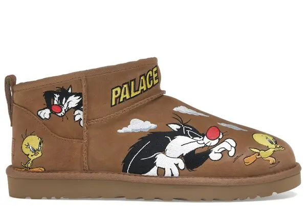 UGG Classic Ultra Mini Boot Palace X Looney Tunes - Chestnut