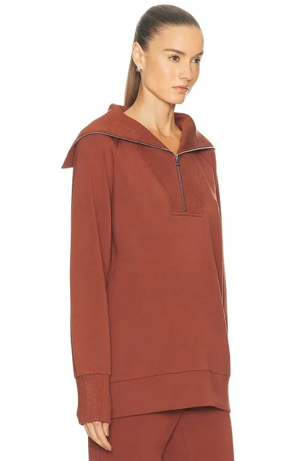 Varley Xina Half Zip Longline Sweater