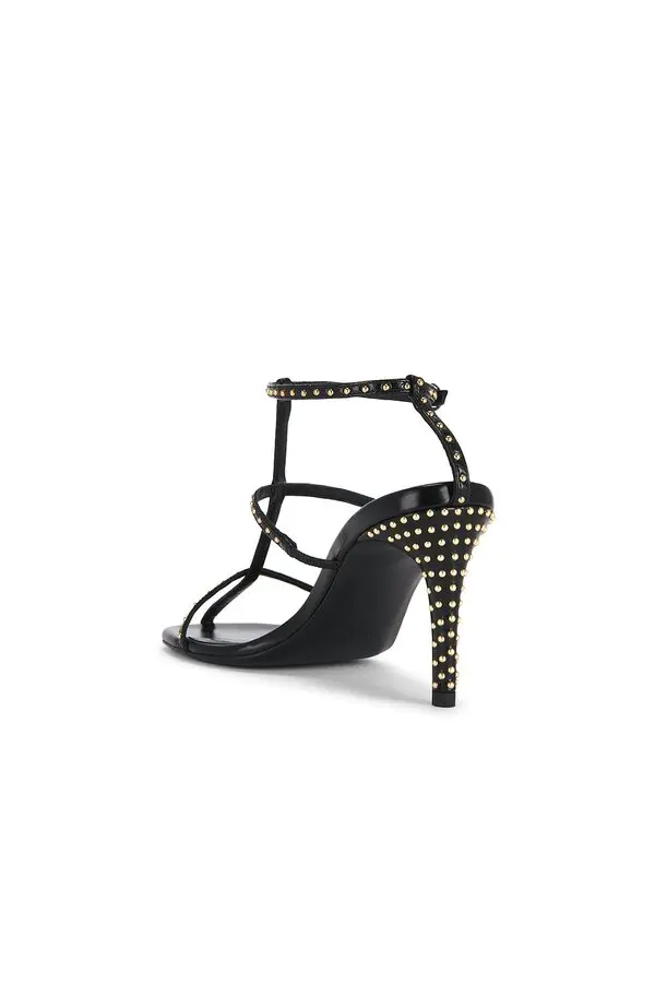 Khaite Cage Sandal - Black