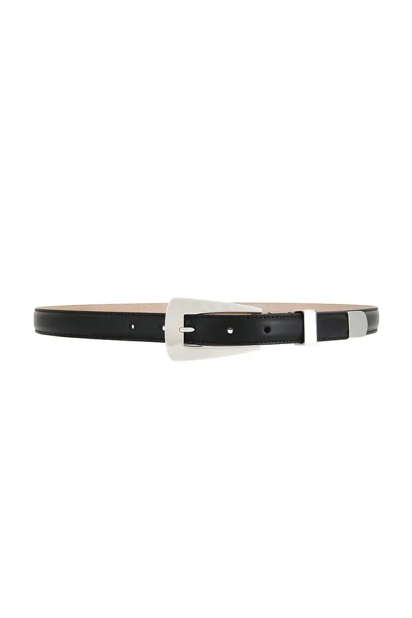 Khaite Lucca 25mm Leather Belt - Black