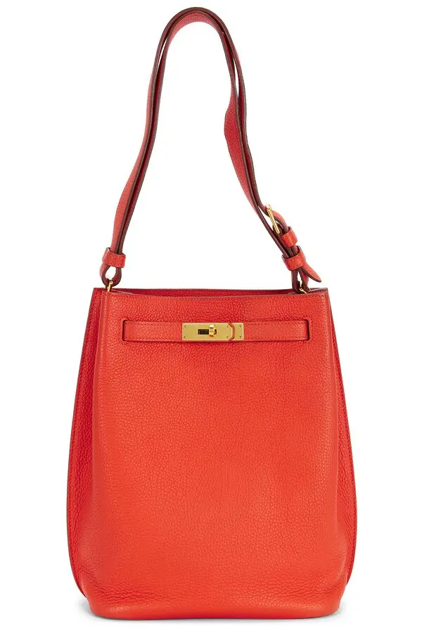 Hermès Togo So Kelly 26 Shoulder Bag - Rouge