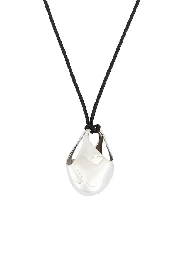 Khaite Lotus Medium Pendant Necklace - Silver
