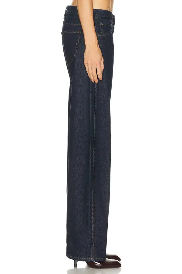 Khaite Karo Curved Leg Jeans