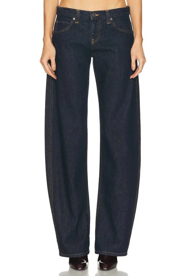 Khaite Karo Curved Leg Jeans
