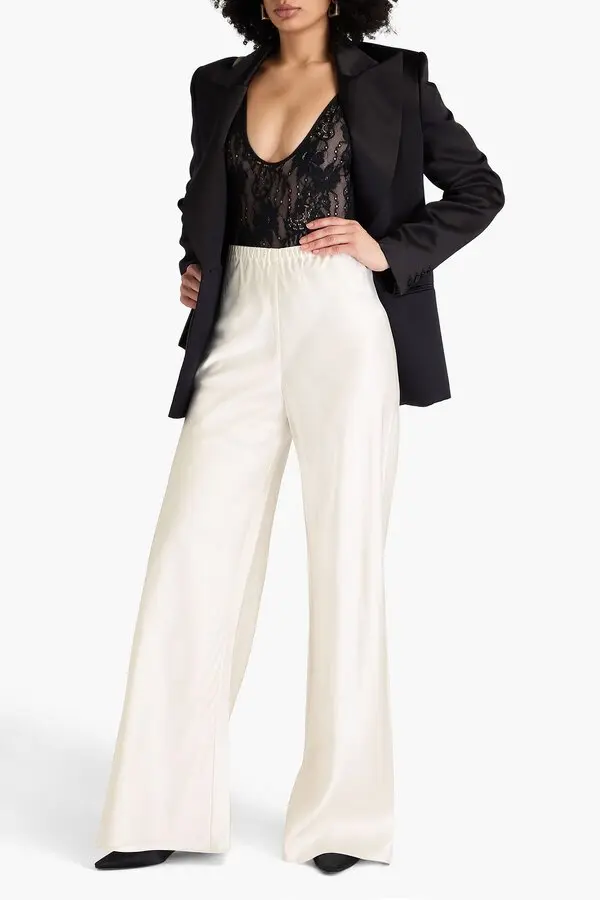 Zimmermann Satin Wide-leg Pants