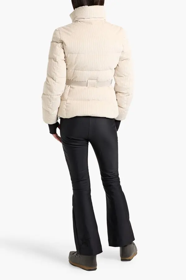 Brunello Cucinelli Hooded Cotton-velvet Ski Jacket