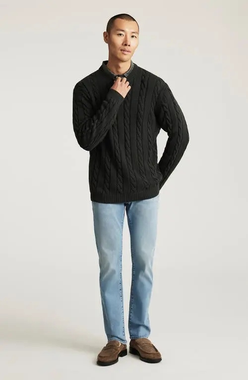 MAVI Heavyweight Cabled Cotton Crewneck Sweater