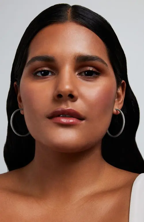 DEAN DAVIDSON Petite Pavé Midi Hoop Earrings