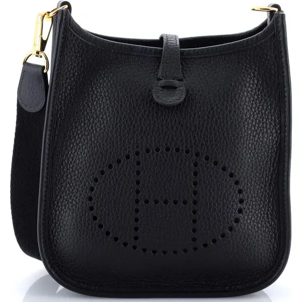 HERMES Evelyne Bag Gen Iii Clemence Tpm - Noir