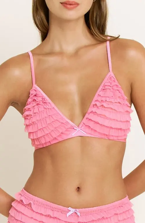 Honeydew Intimates Rumba Ruffle Triangle Bralette - Paradise