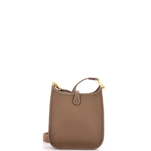 Hermès Evelyne Bag Gen Iii Clemence Tpm - Etoupe