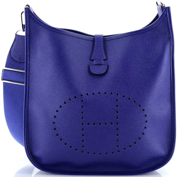 HERMES Evelyne Bag Gen Iii Epsom Pm - Bleu Electrique