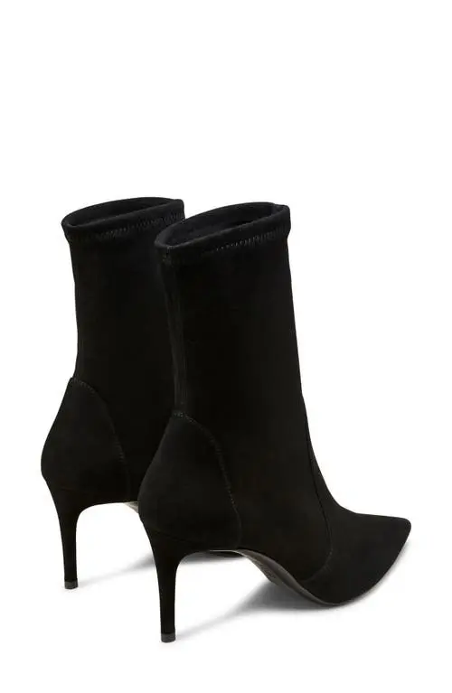 STUART WEITZMAN Pointed Toe Stiletto Bootie - Black