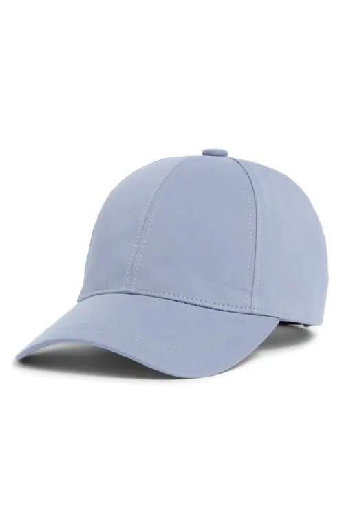 Vince Lux Adjustable 6-panel Cotton Gabardine Baseball Cap - Blue