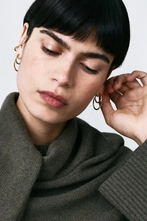 OTIUMBERG 14kt Gold Vermeil Loom Earrings