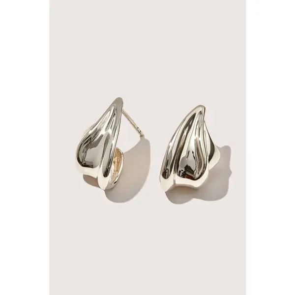 OTIUMBERG Sterling Wave Earrings - Silver