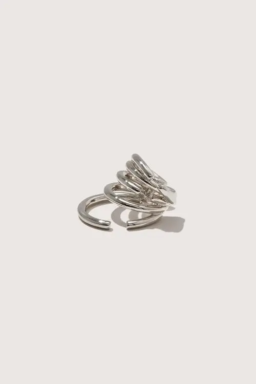 OTIUMBERG Sterling Chaos Ear Cuff - Silver